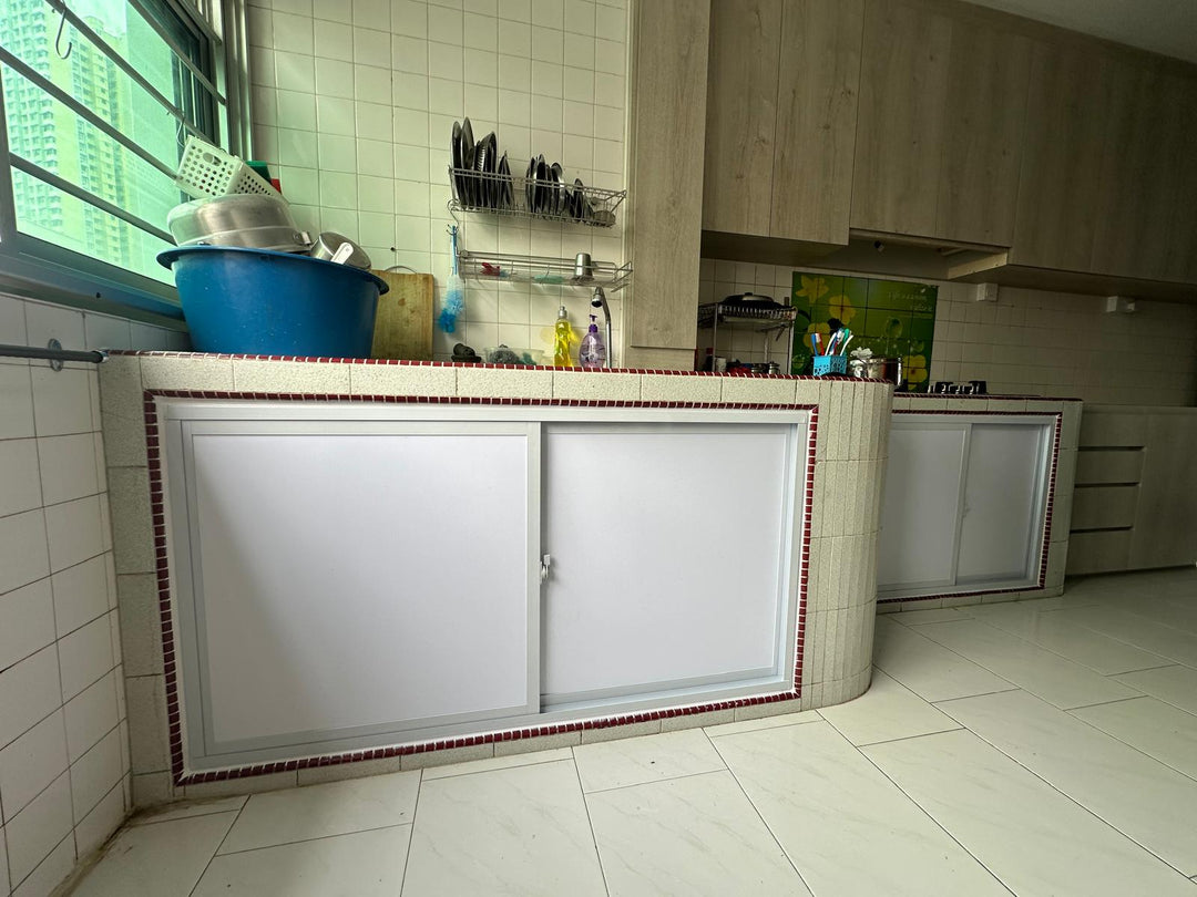 Aluminium Basin Sliding or Swing Door | SG-Aluminium